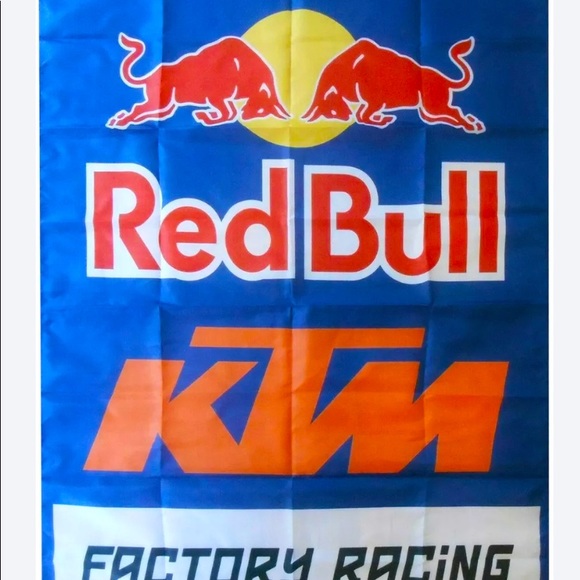 Wall Decor | Redbull Ktm Racing Team Banner | Poshmark